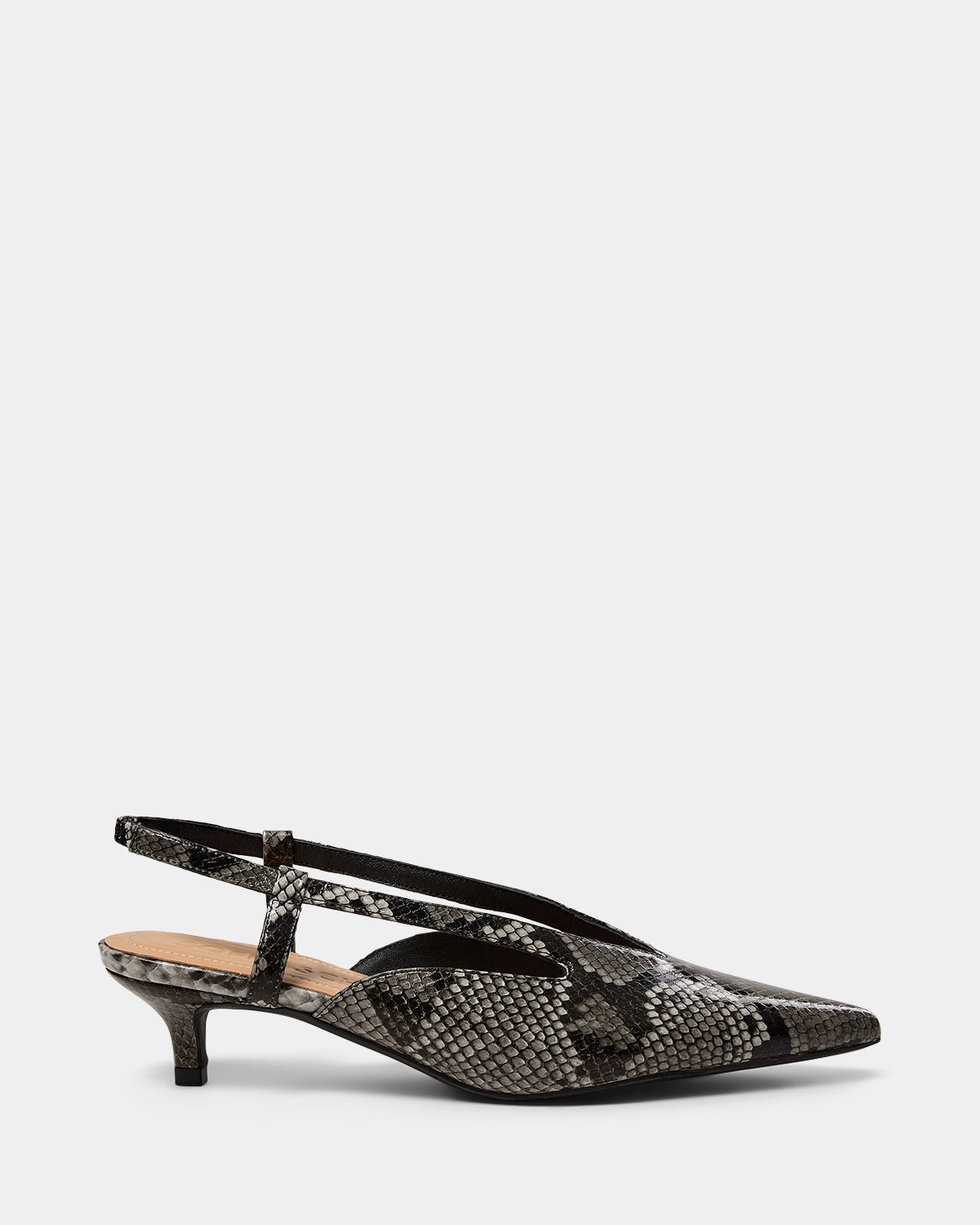 RILLSW SNAKE STILLETTO Stilet - 8030 Dark Grey | Sofie Schnoor